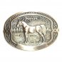 Arabian Tony Lama Horse Breeder Series Solid Brass US Belt Buckle