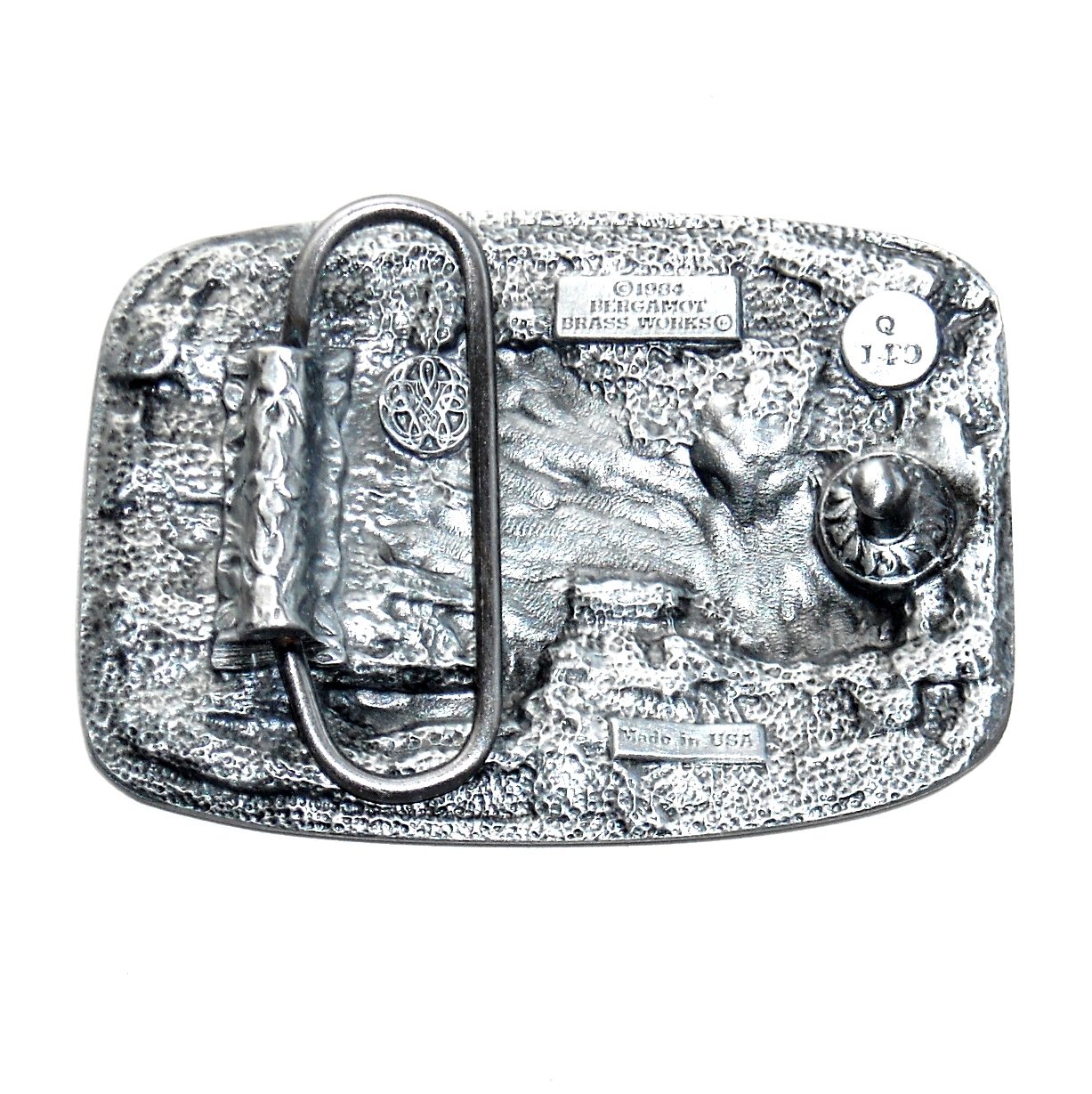 Chainsaw Logging Color Vintage Bergamot US Belt Buckle