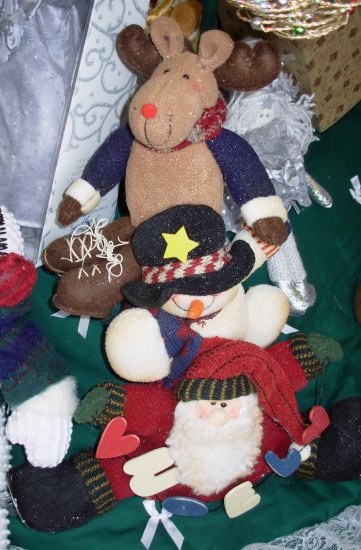 STACKING SNOW PALS MOOSE SNOWMAN SANTA DOORSTOP NEW GANZ CHRISTMAS HOME ...