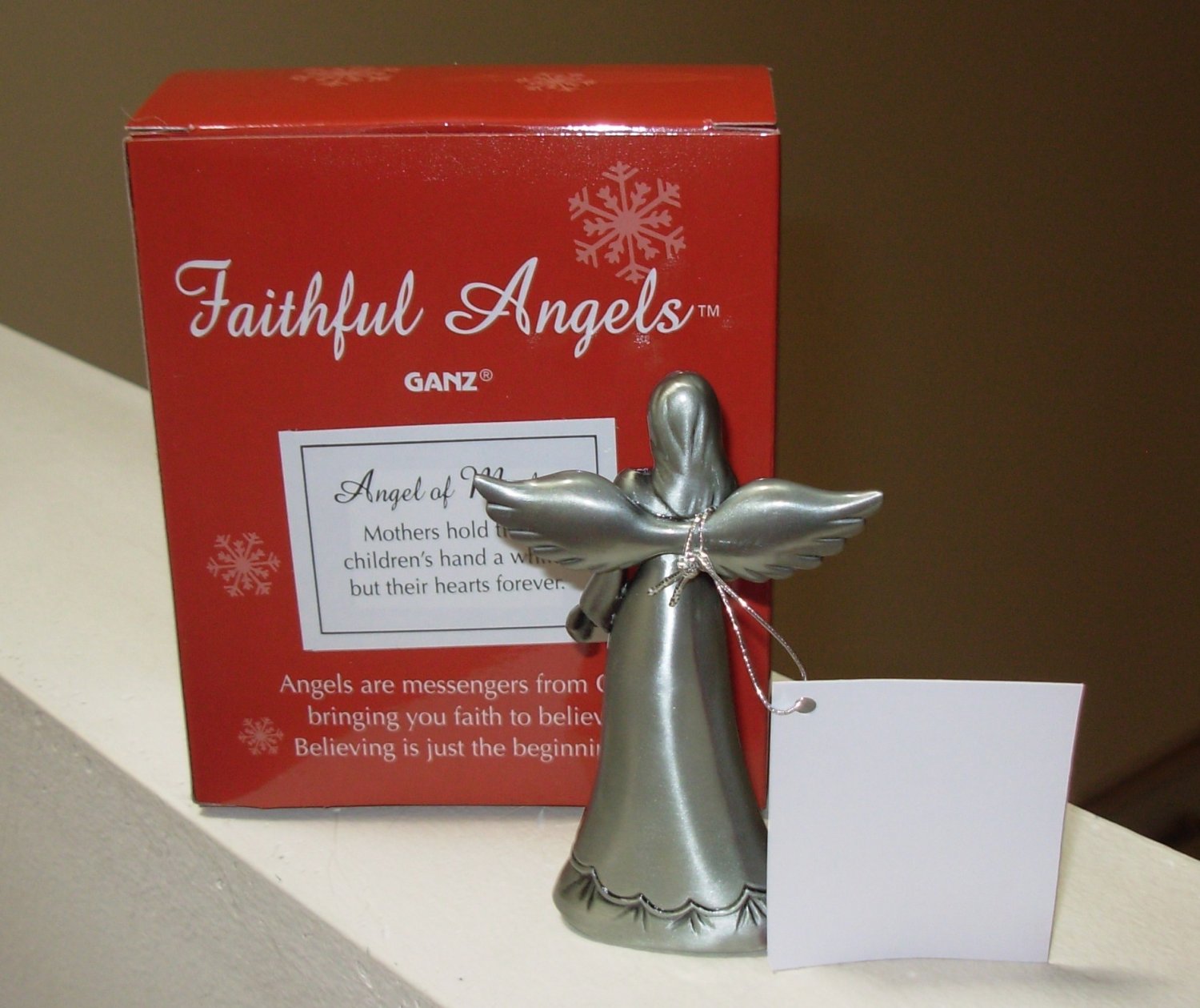 ANGEL OF MOTHERS ZINC ANGEL FIGURINE FAITHFUL ANGELS BY GANZ NEW