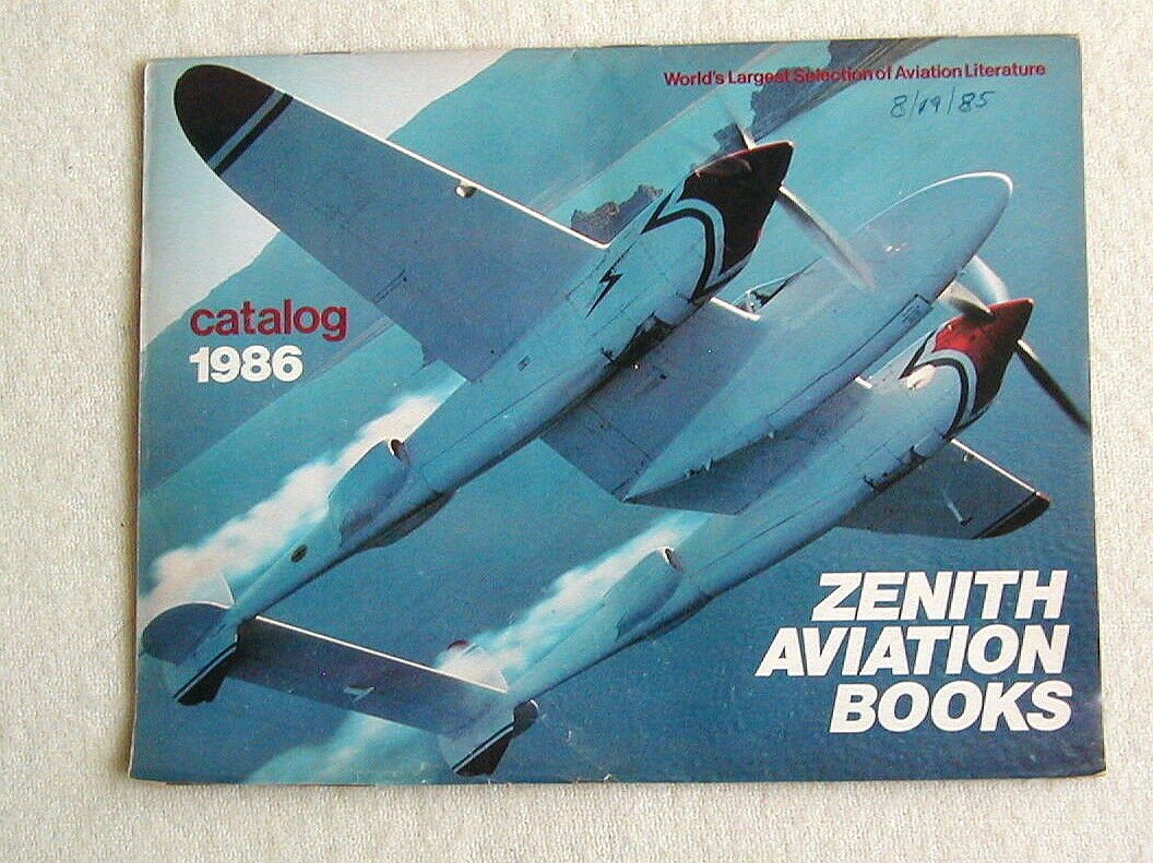Zenith Aviation Books Catalog 1986