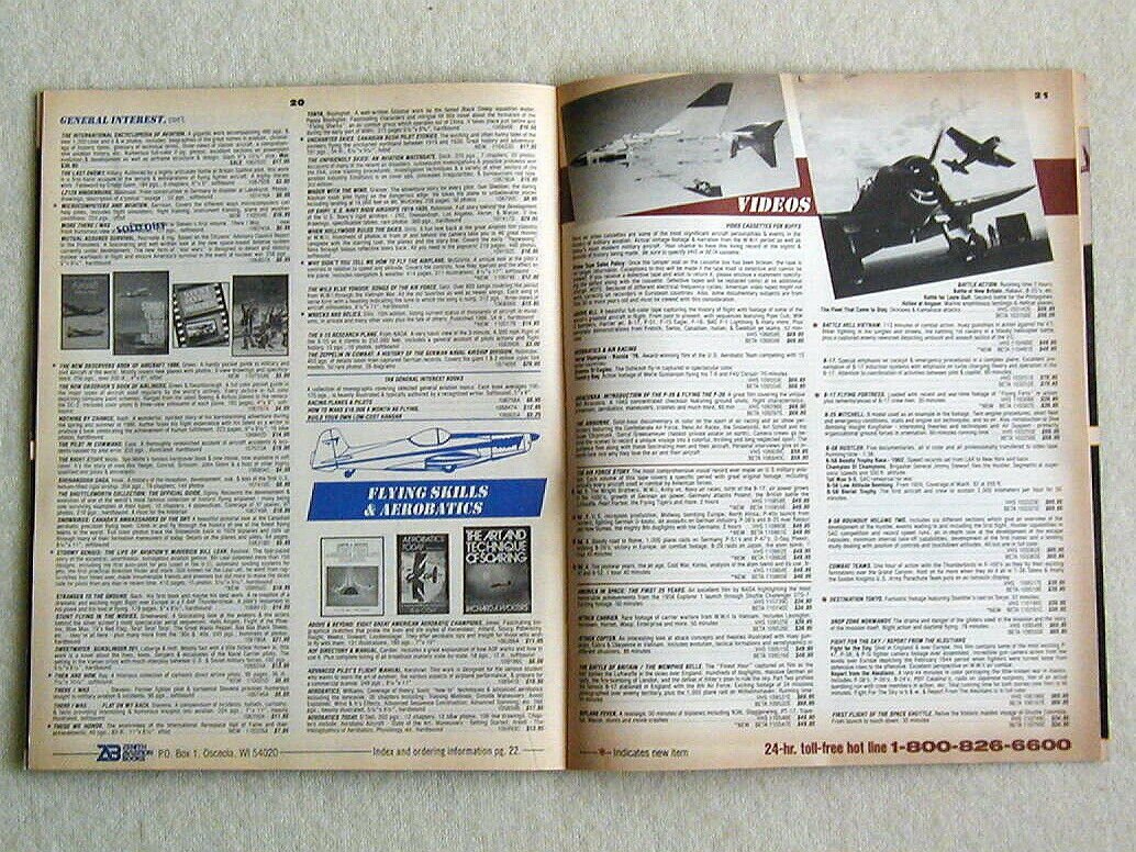Zenith Aviation Books Catalog 1986