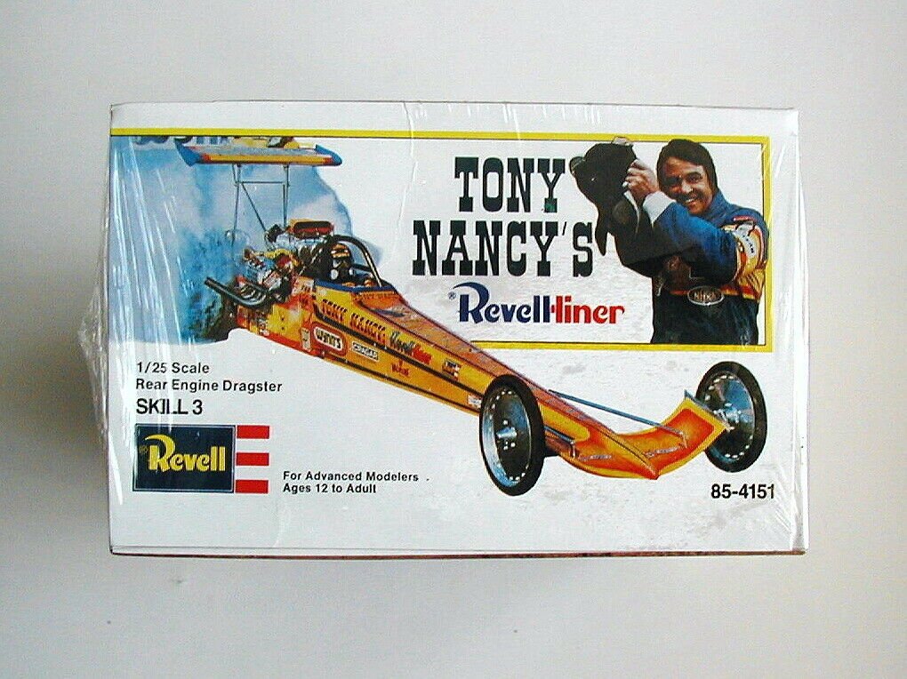 FACTORY SEALED Tony Nancy's Revell-liner Dragster by Revell #85-4151