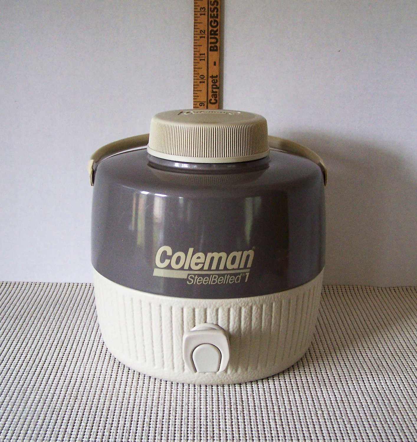 Coleman Steel Belted Vintage 1 Gallon Picnic Camping Hiking Cooler Jug ...