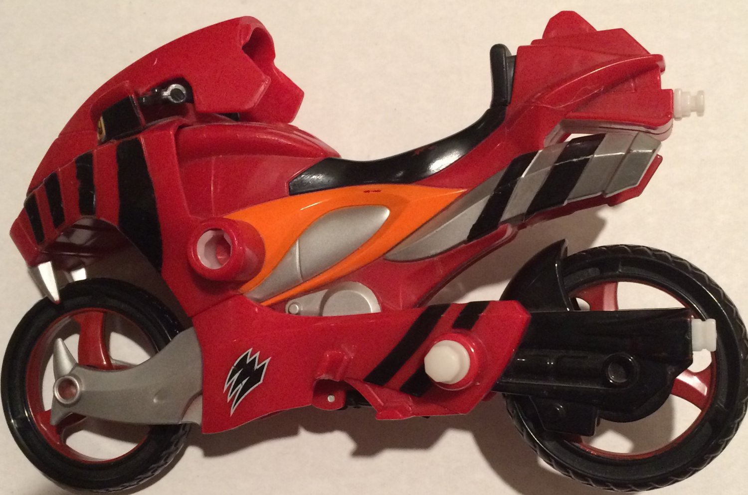 Power Rangers Jungle Fury Red Tiger Cycle Strike Rider Motorcycle