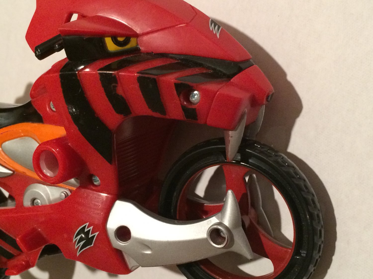 Power Rangers Jungle Fury Red Tiger Cycle Strike Rider Motorcycle