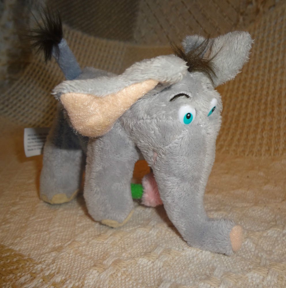 Dr Seuss Horton 20Th Century Fox Plush Stuffed Toy Animal 5"