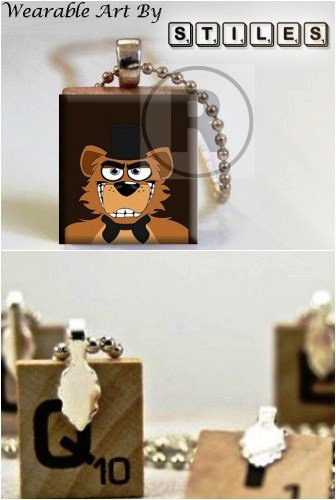 Handmade FNAF Scrabble Tile Pendant - Five Nights At Freddy's - FREDDY ...