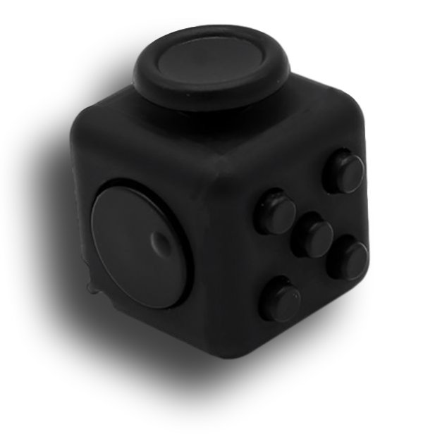 Black Fidget Cube Toys Original Quality Puzzles & Magic Cubes Anti ...