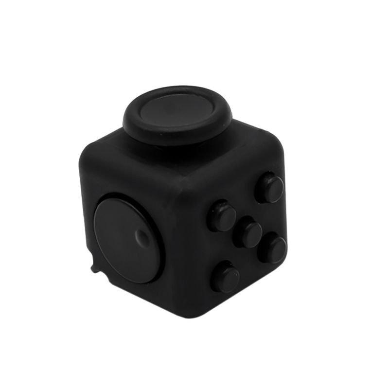 Black Fidget Cube Toys Original Quality Puzzles & Magic Cubes Anti ...