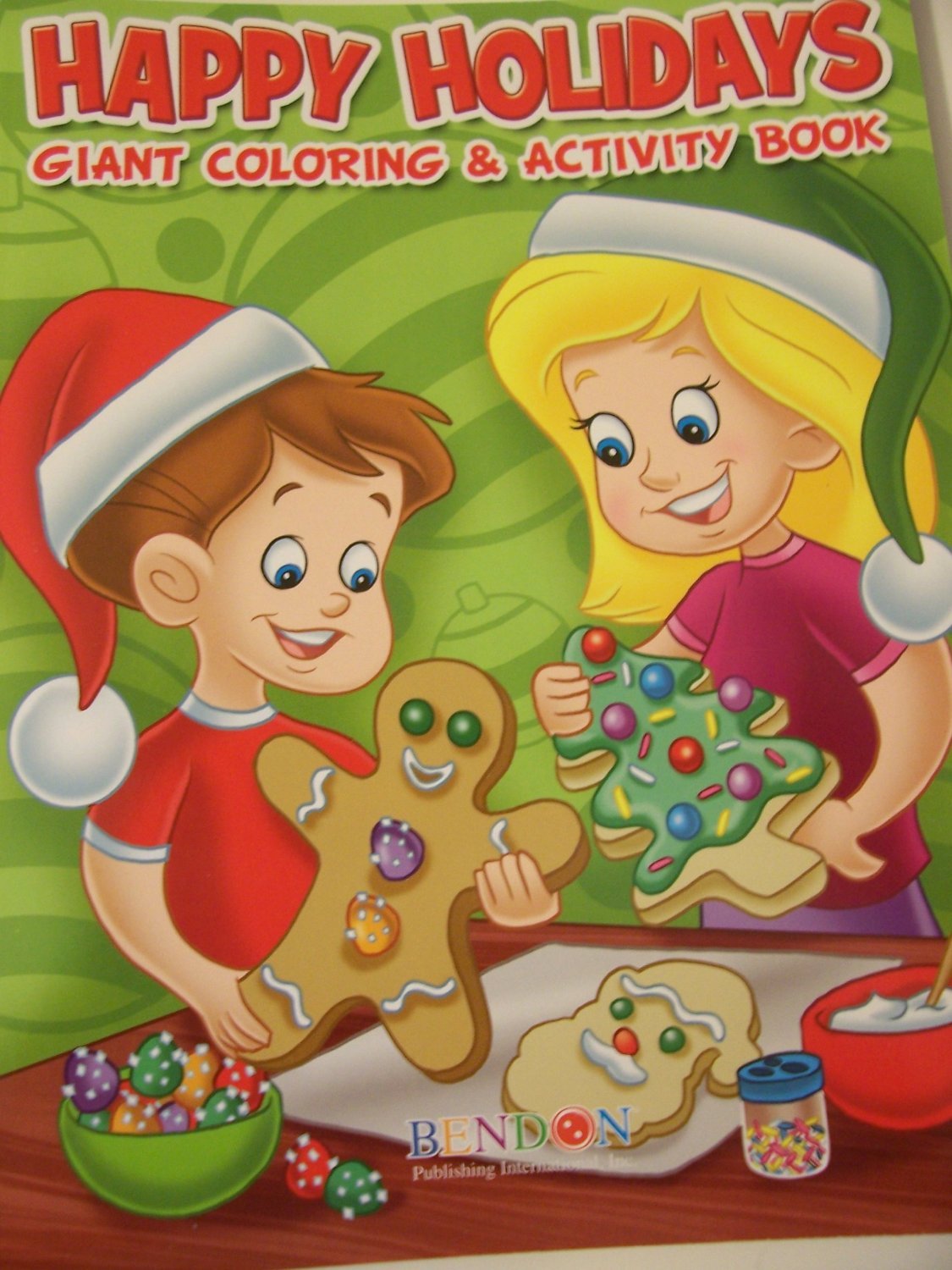 Happy Holidays 160 Page Giant Coloring and Activity Book ~ Christmas ...
