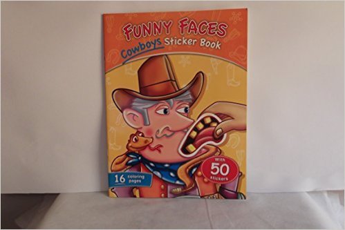 Funny Faces Cowboy Sticker Book