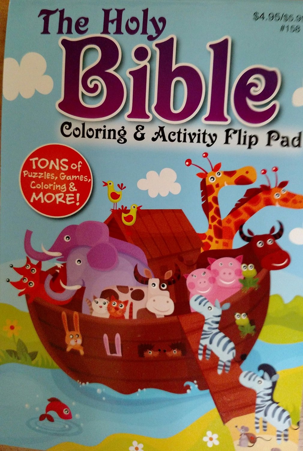 The Holy Bible Coloring & Activity Flip Pad. Assorted