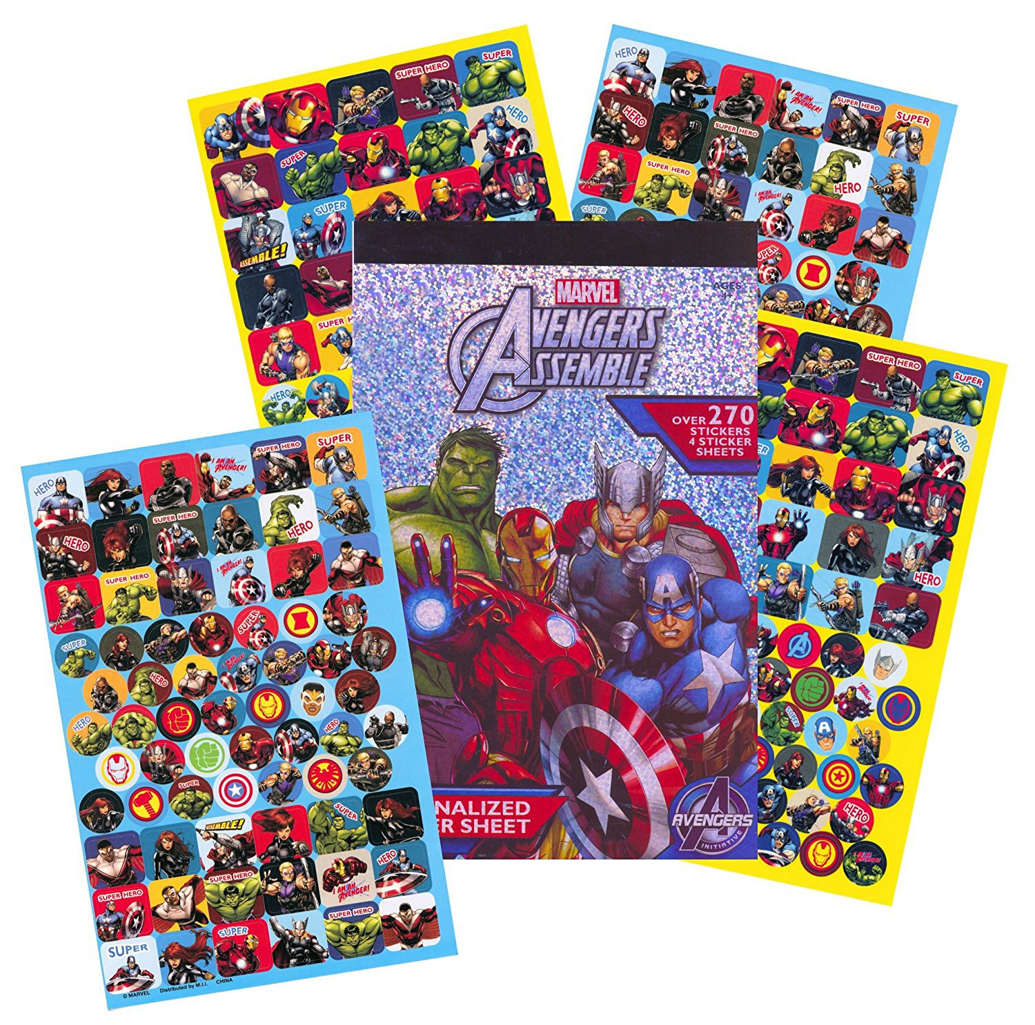 Marvel Avengers Stickers ~ 270+ Stickers ~ Captain America, Thor, The ...