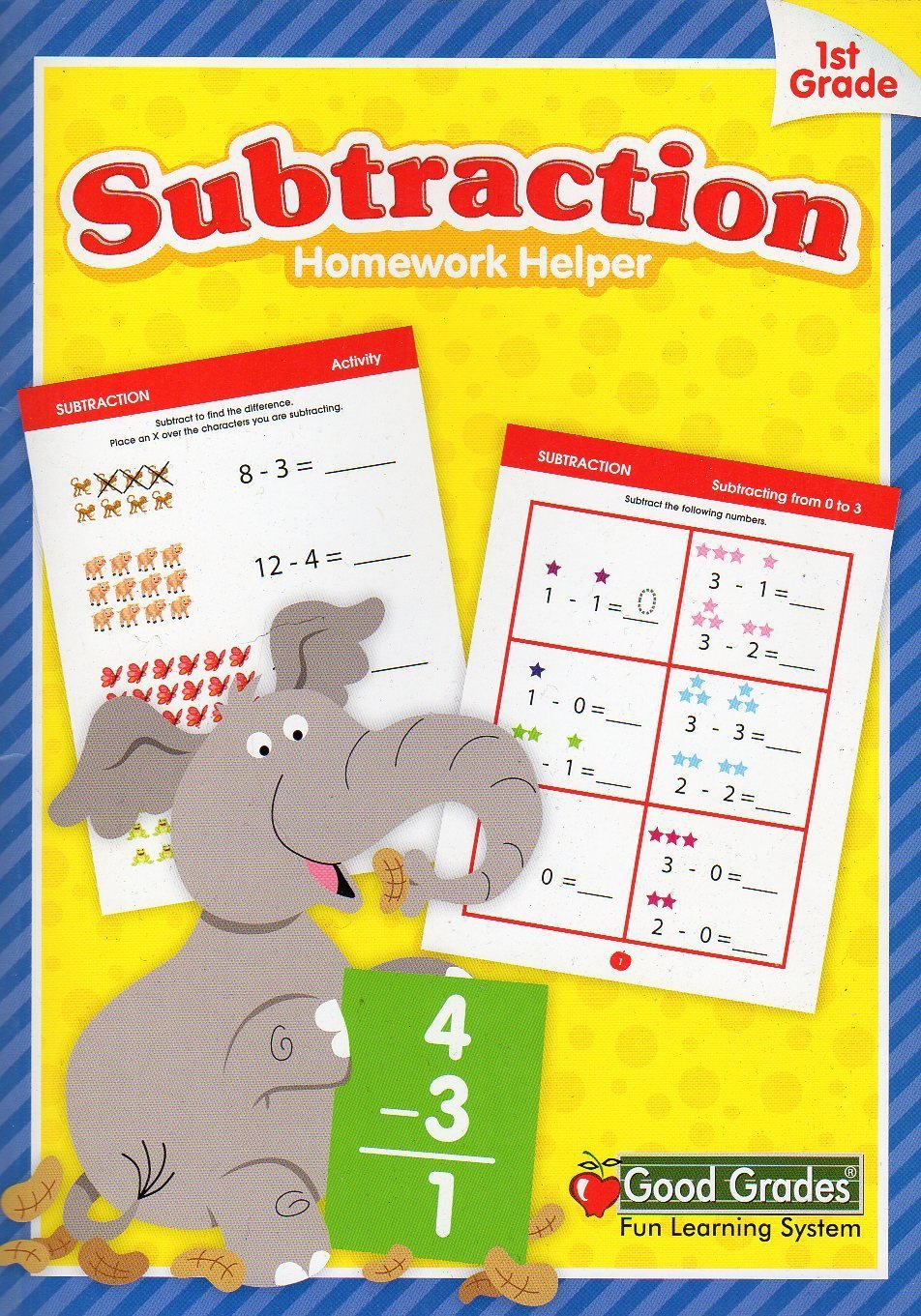 Good Grades Educational Workbook ~ Subtraction (Grade 1)