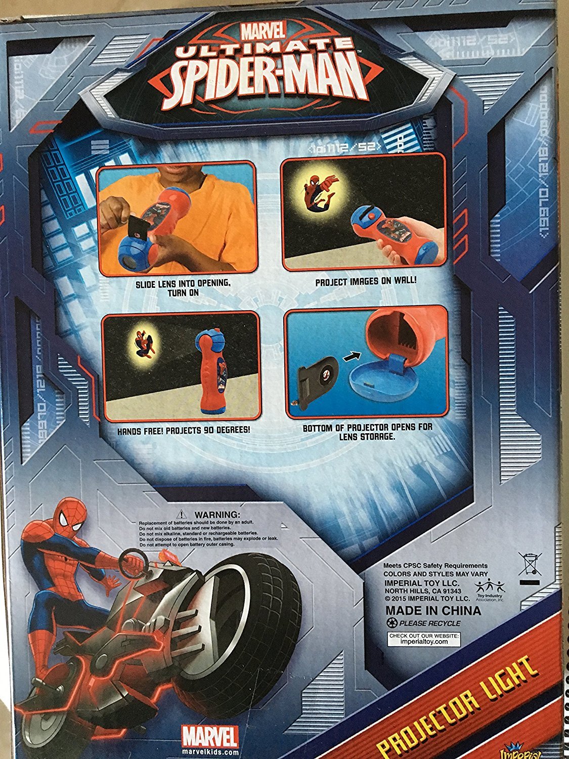 Spiderman Projector Light