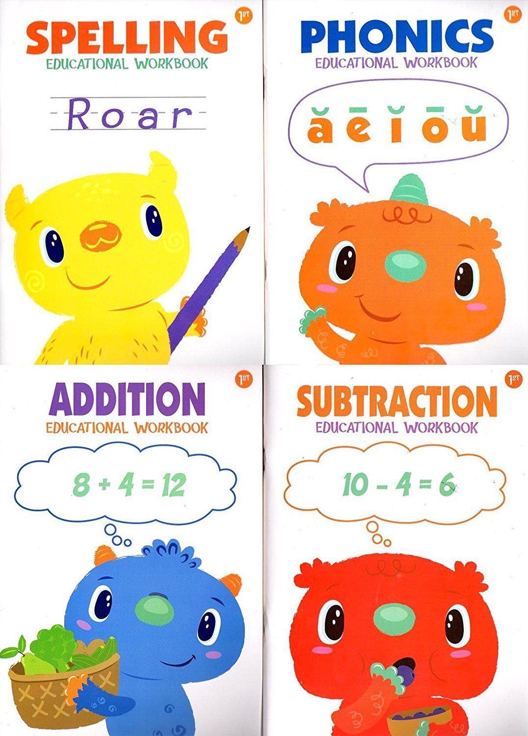 Home workbooks first grade phonics : dialemsi
