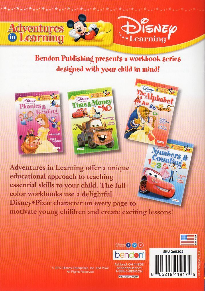The Alphabet - Disney Adventures in Learning Educational Activity Workbook