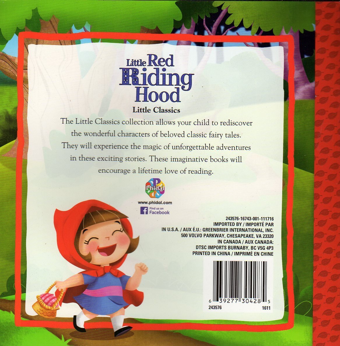 Little Red Riding Hood - The Little Classics collection - Classic Fairy ...