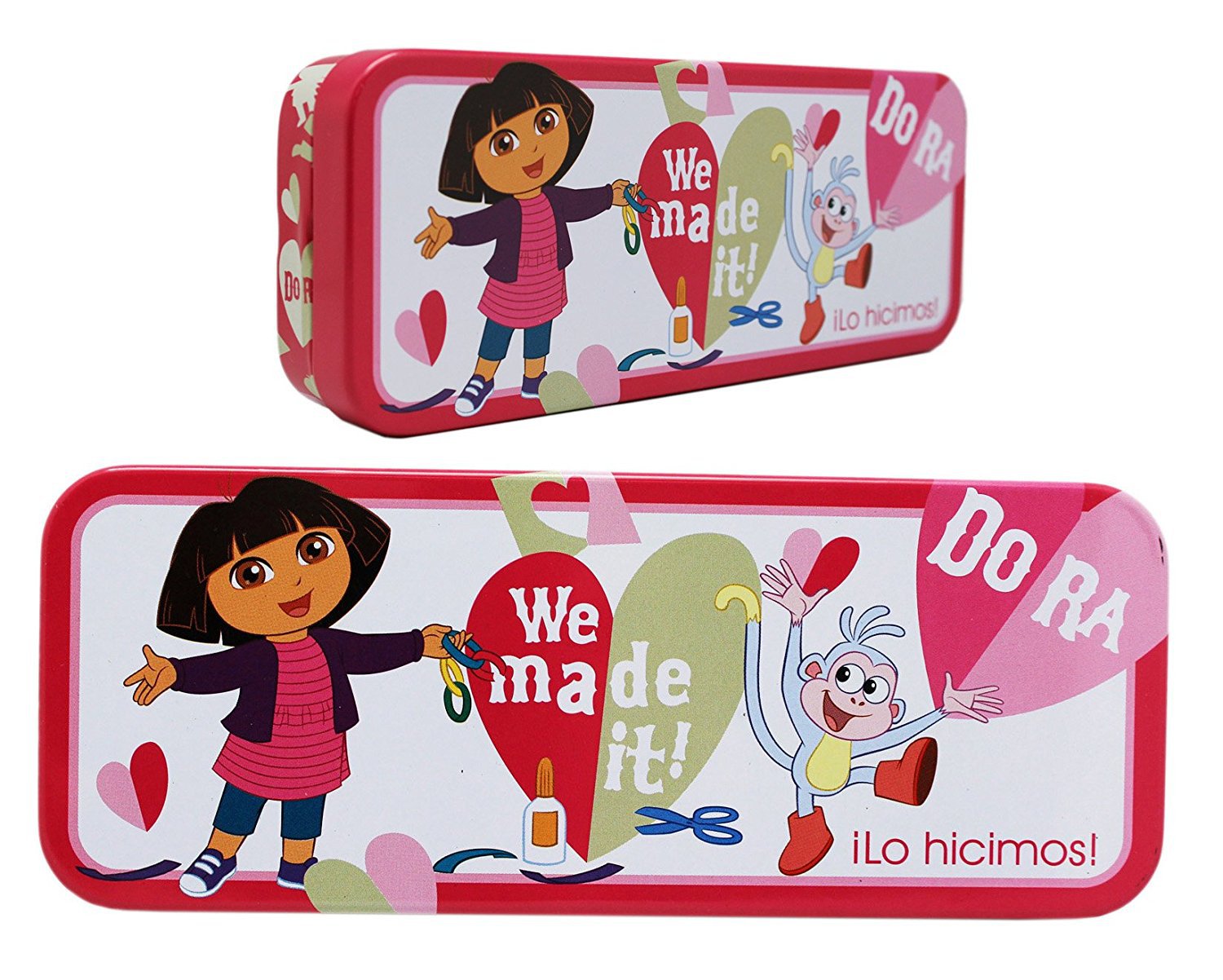 We Made It Dora the Explorer Tin Box - Dora the Explorer Tin Pencil Box