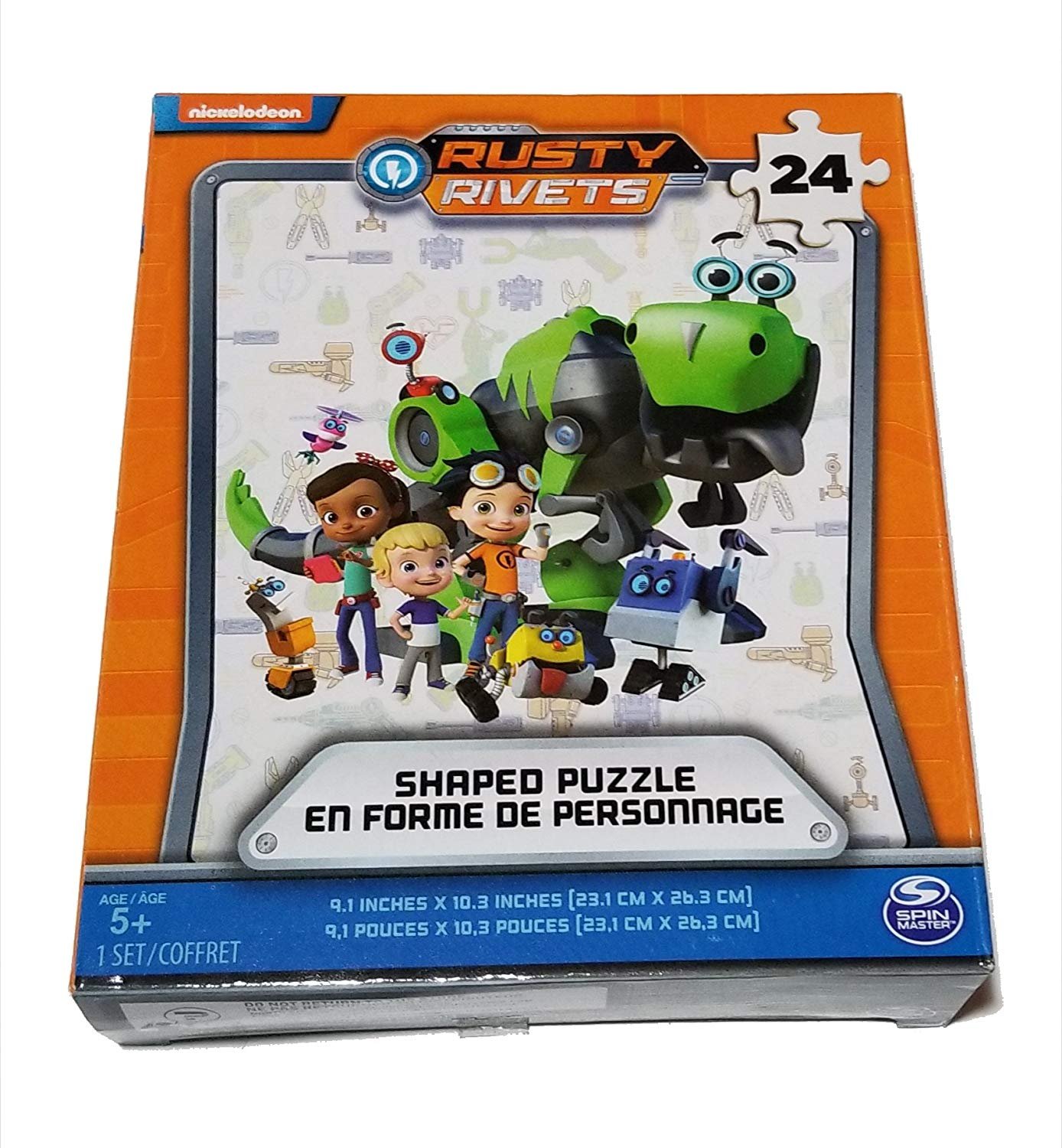 2 Pack Rust Rivets Shaped Jigsaw Puzzle 24 Piece Each Featuring Rusty ...