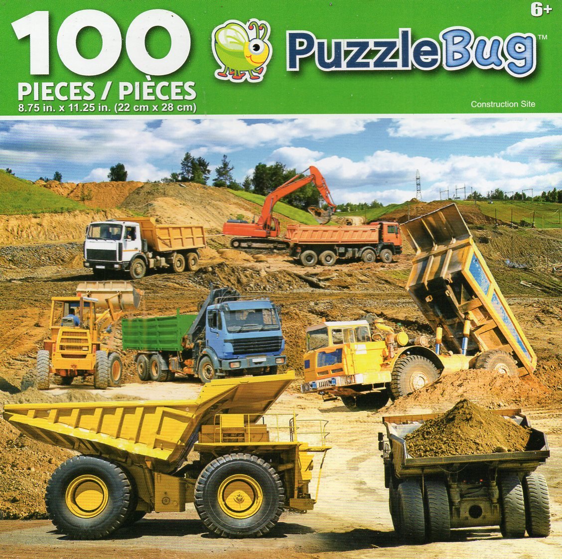 Cra-Z-Art Construction Site - Puzzlebug - 100 Piece Jigsaw Puzzle