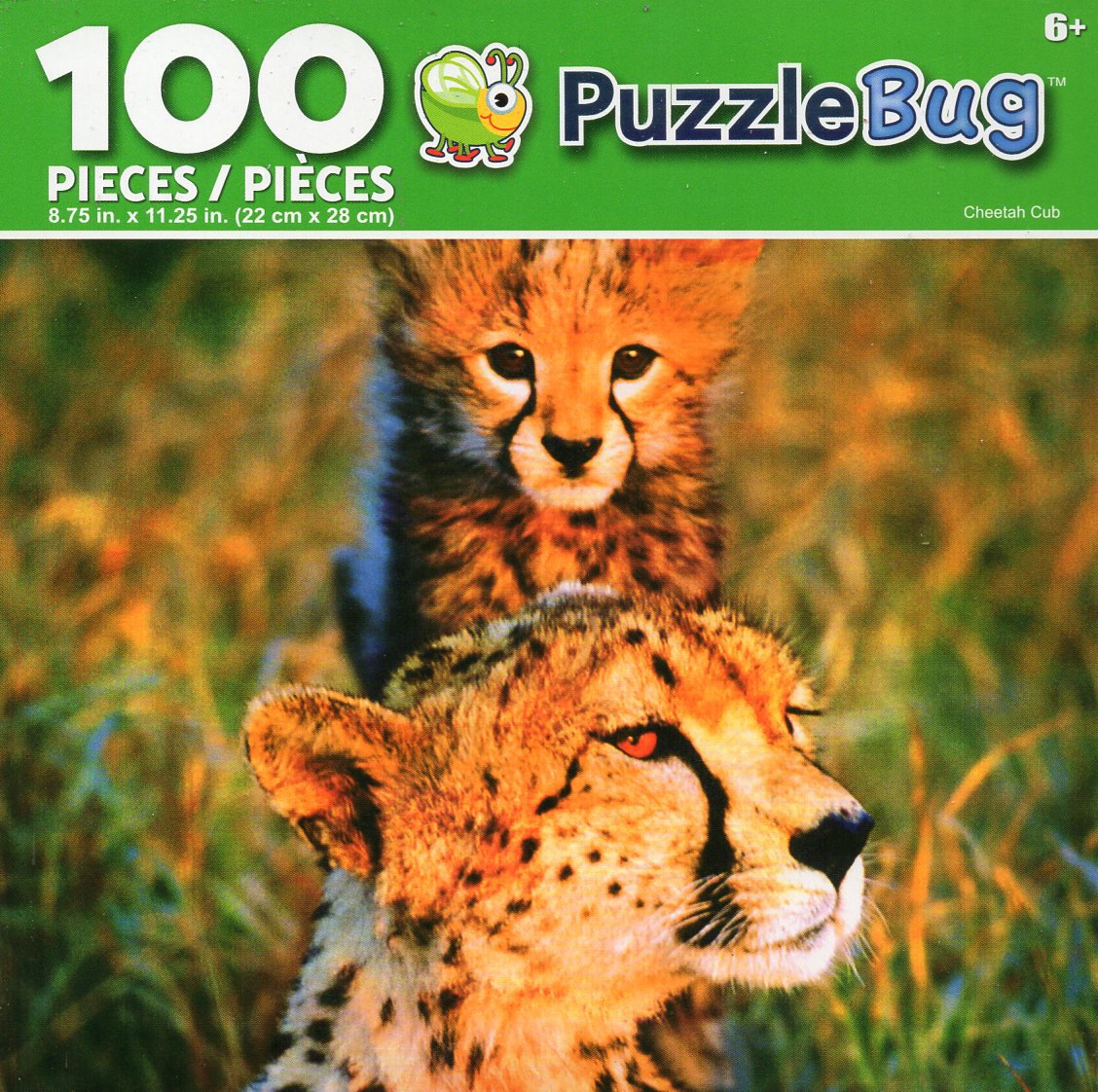 Cra-Z-Art Cheetah Cub - Puzzlebug - 100 Piece Jigsaw Puzzle