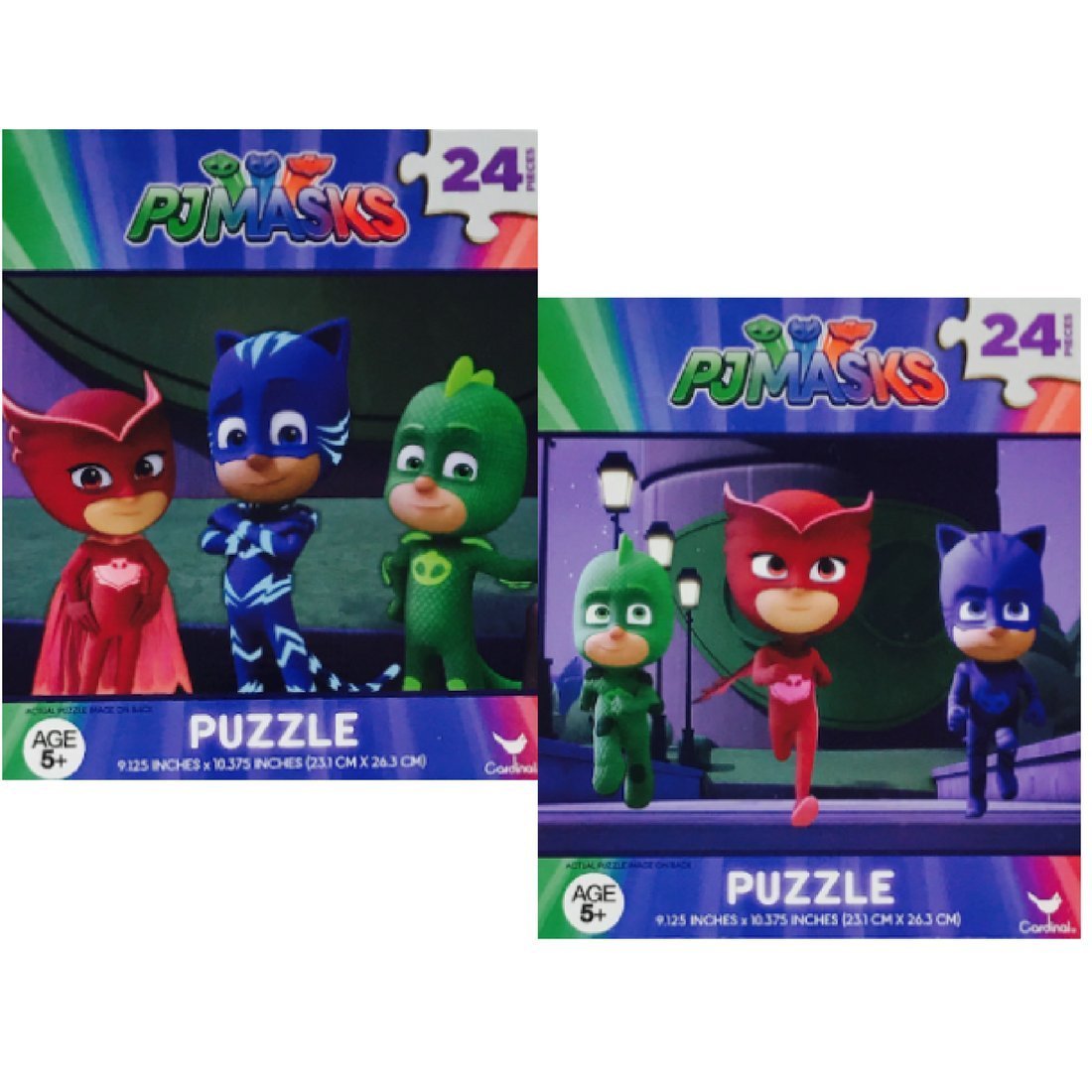 PJ Masks Jigsaw Puzzle 2 Pack Assorted Designs 24 Piece Assorted Design