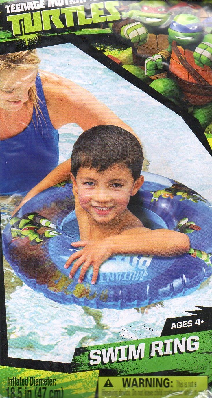 Nickelodeon Teenage Mutant Ninja Turtles - 18.5" Swim Ring - Swim Time Fun!