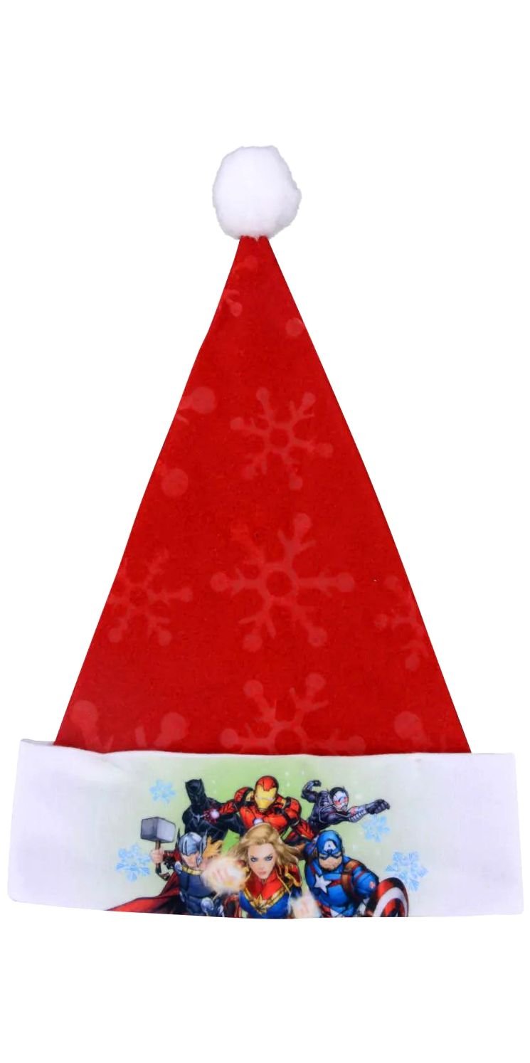 Marvel Avengers - Licensed Character Felt Santa Hats 16-in.