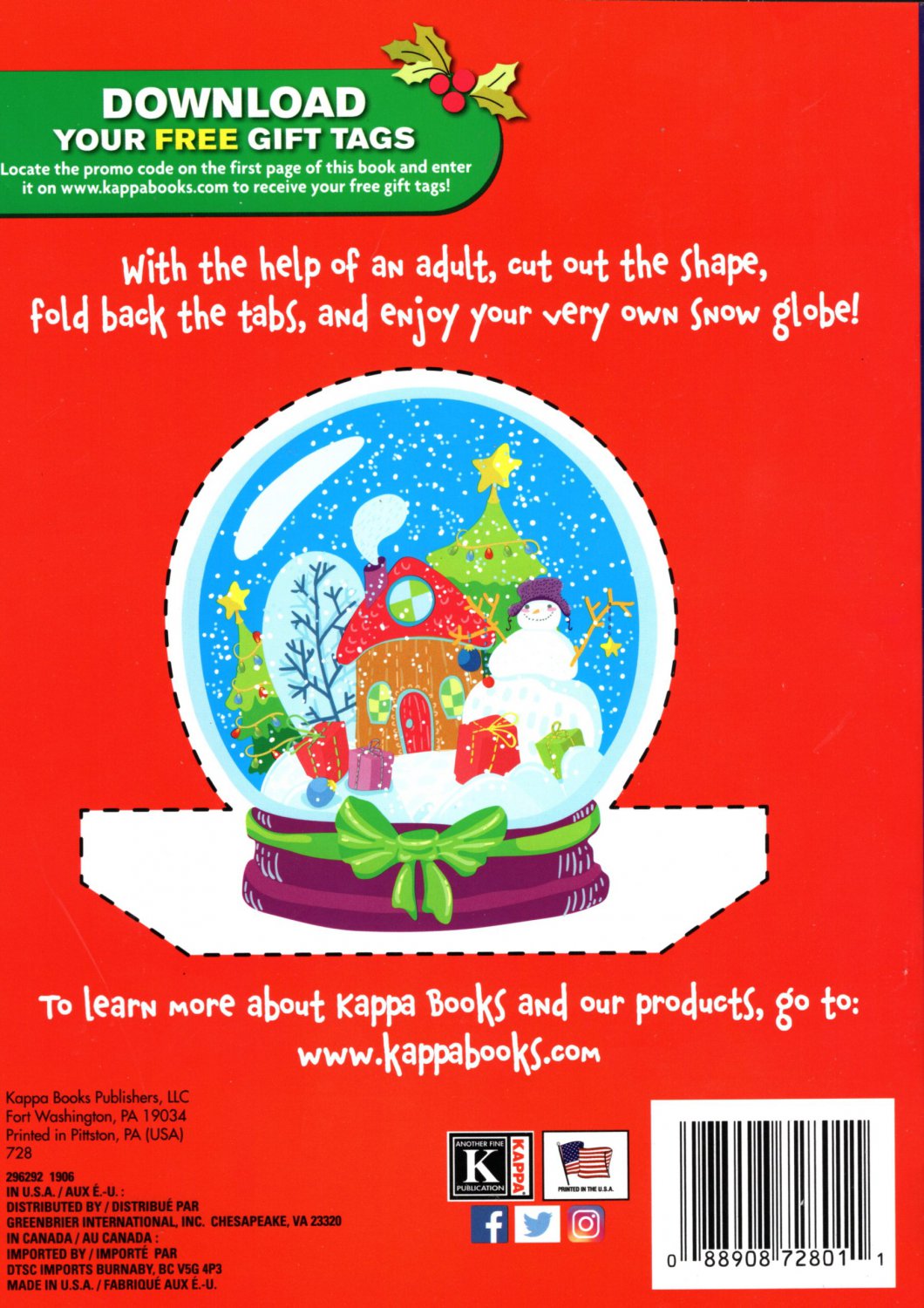 Kappa Books Christmas Edition Holiday Jumbo Coloring and Activity Book ...