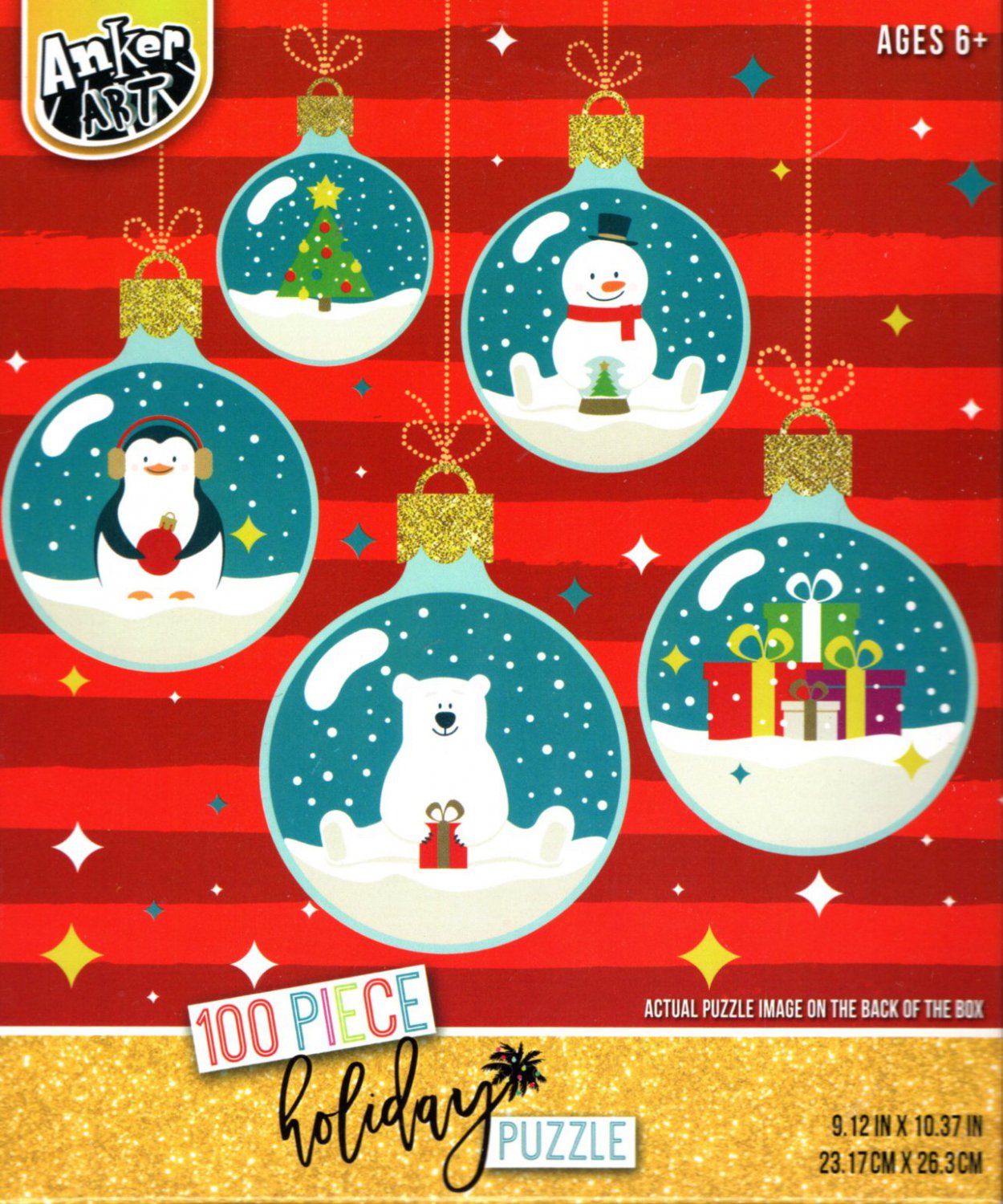 Anker Art - Holiday Puzzle - 100 Piece Jigsaw Puzzle - v6