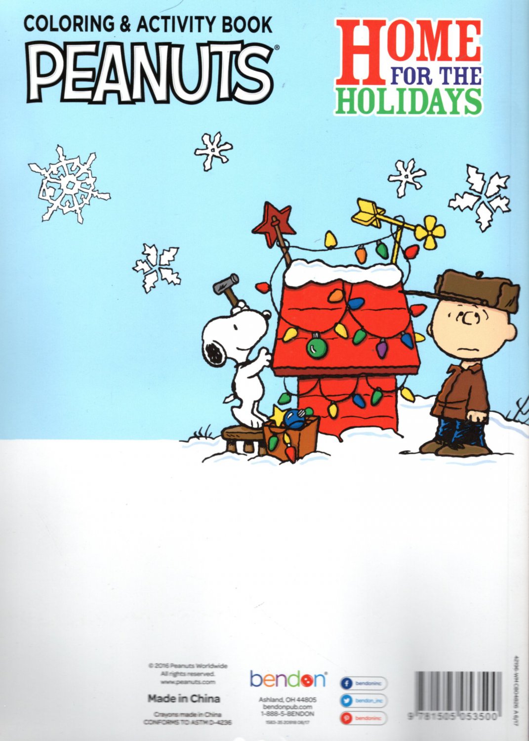 Peanuts - Christmas Edition Holiday - Activity Book - Home For the ...