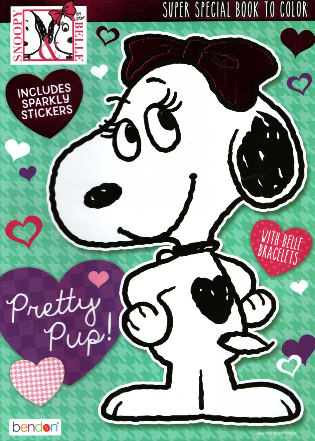 Super Special Book To Color - Pretty Pup - with Belle Braslets ...