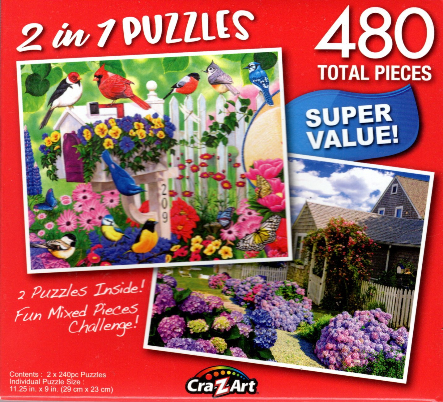 Weekly Garden Gathering / Cape Cod Summer Day - Total 480 Piece 2 in 1 ...