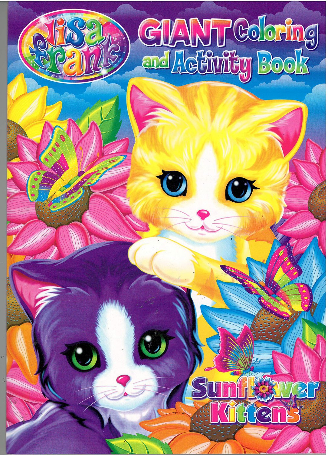 Lisa Frank Giant Coloring and Activity Book Sunflower Kittens