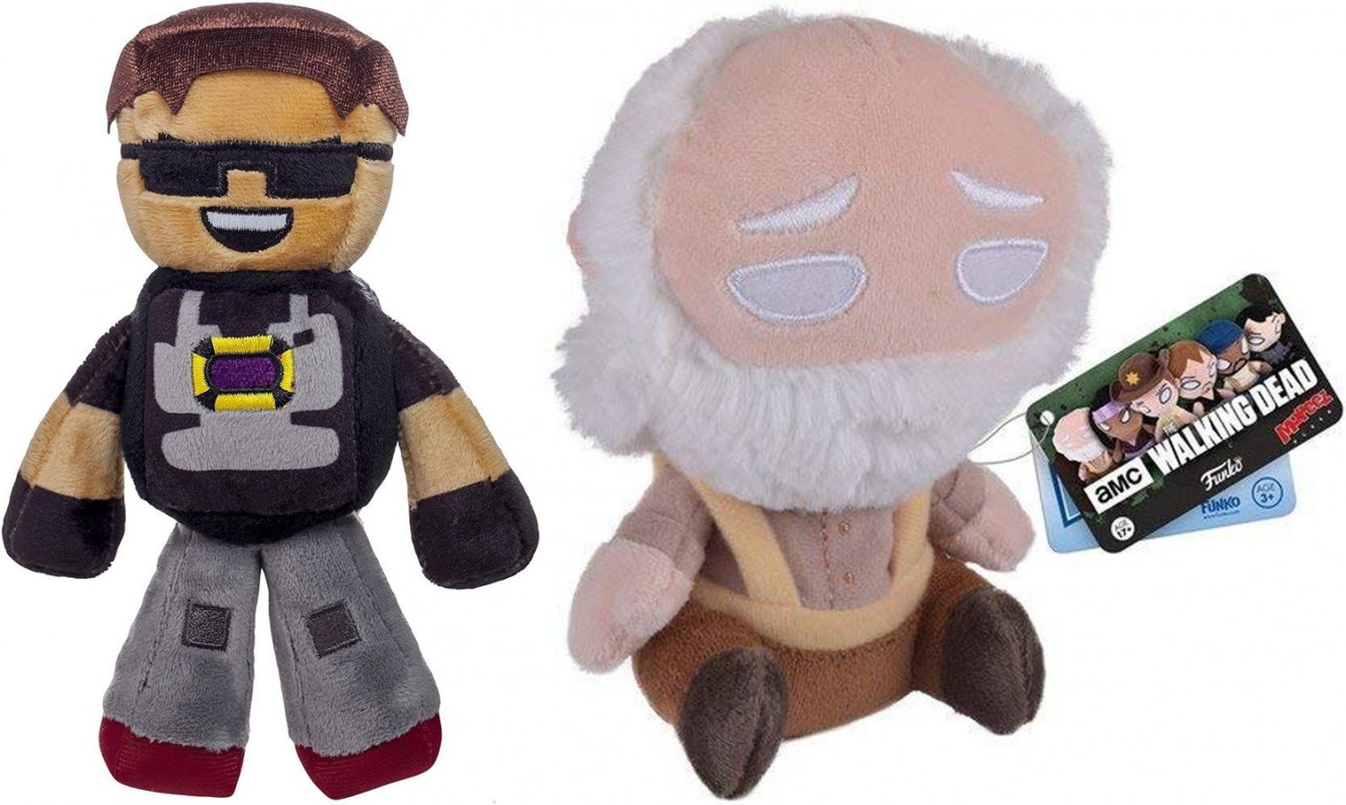Tube Heroes Sky Plush, 8" H x 8" W & Funko Mopeez: Walking Dead ...