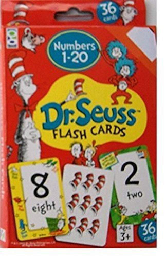 Dr. Seuss Flash Cards Numbers 1-20 by Dalmation Press