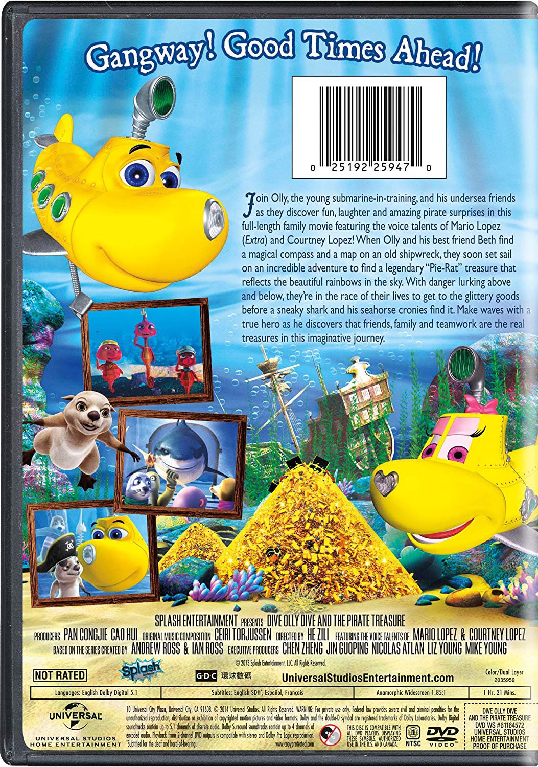 Dive Olly Dive and the Pirate Treasure (DVD) dv004
