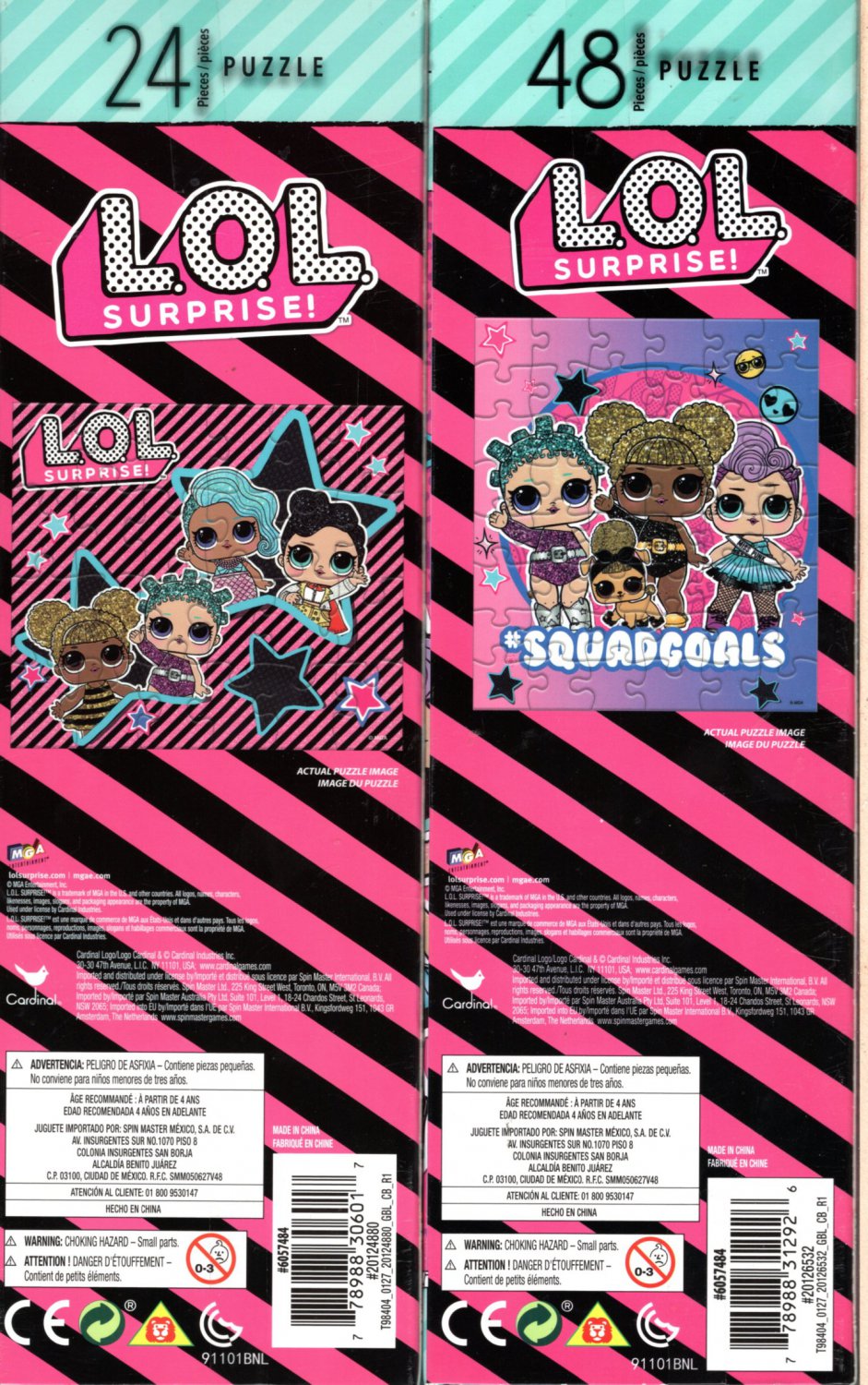 LoL Surprise - 48 - 24 Pieces Jigsaw Puzzle - (Set of 2)