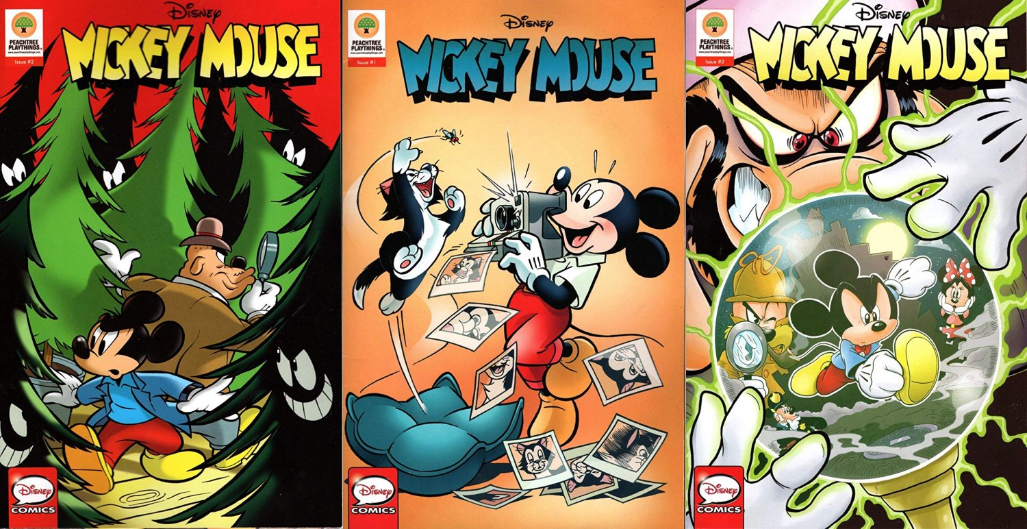 Disney Mickey Mouse Comics Book - Issue 1,2,3 (Set of 3 Books)