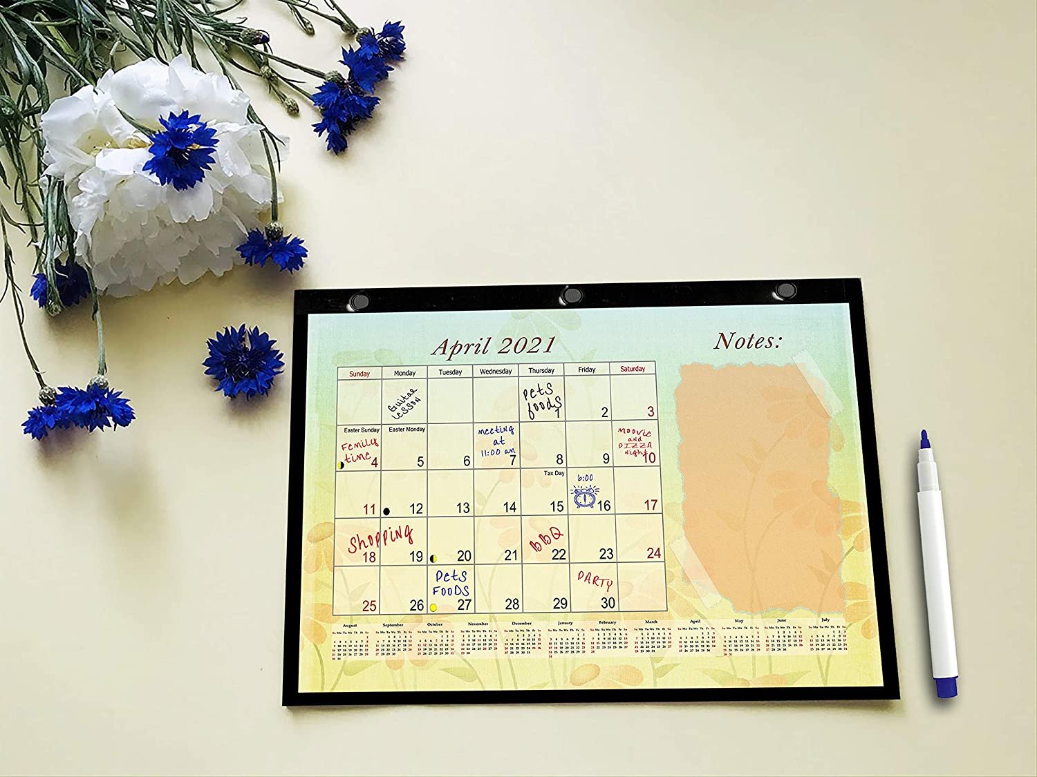 2020-2021 Academic Year 12 Months Student Calendar/Planner, Desk or ...