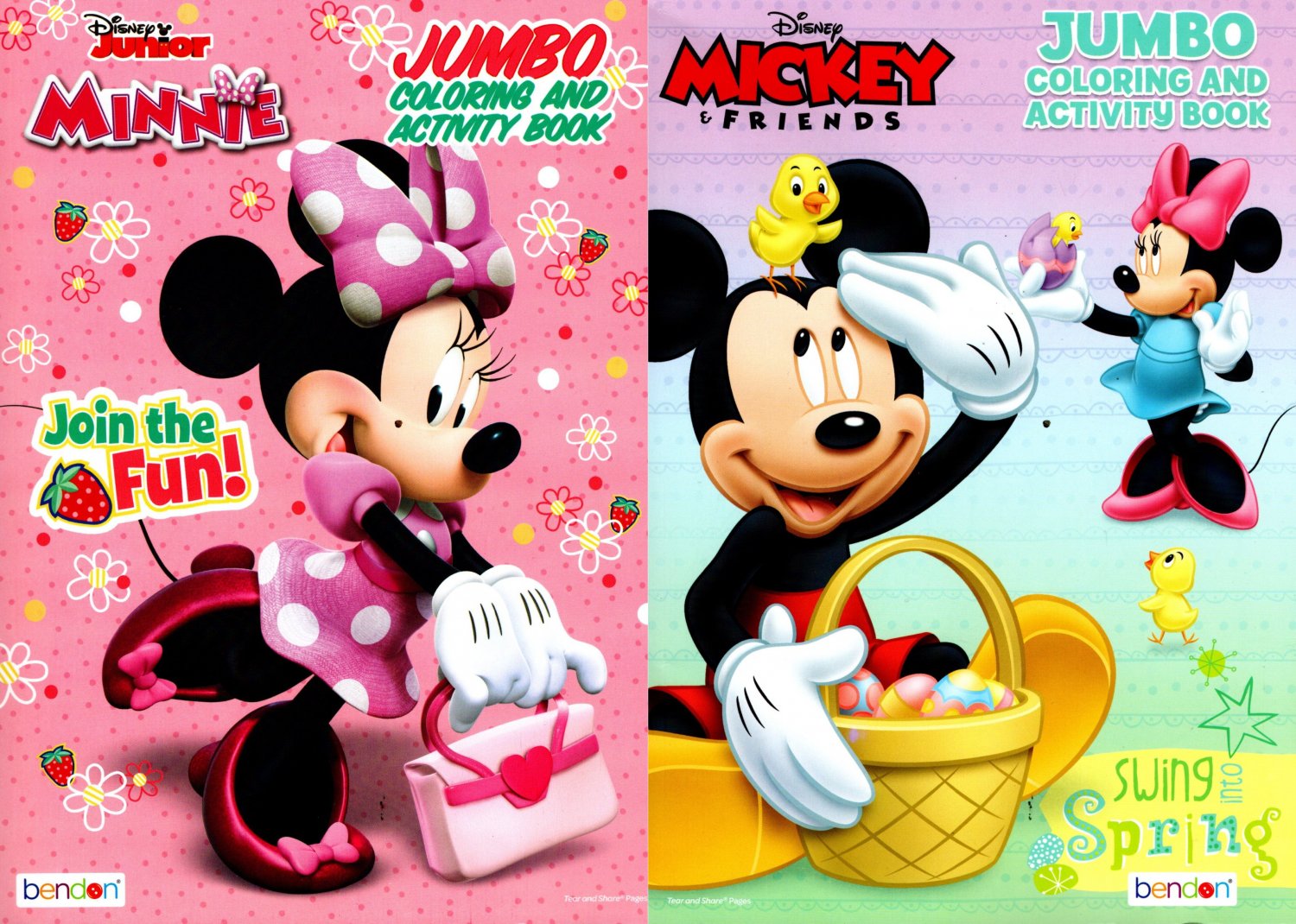 Disney Mickey Friends & Minnie Mouse - Jumbo Coloring & Activity Book ...
