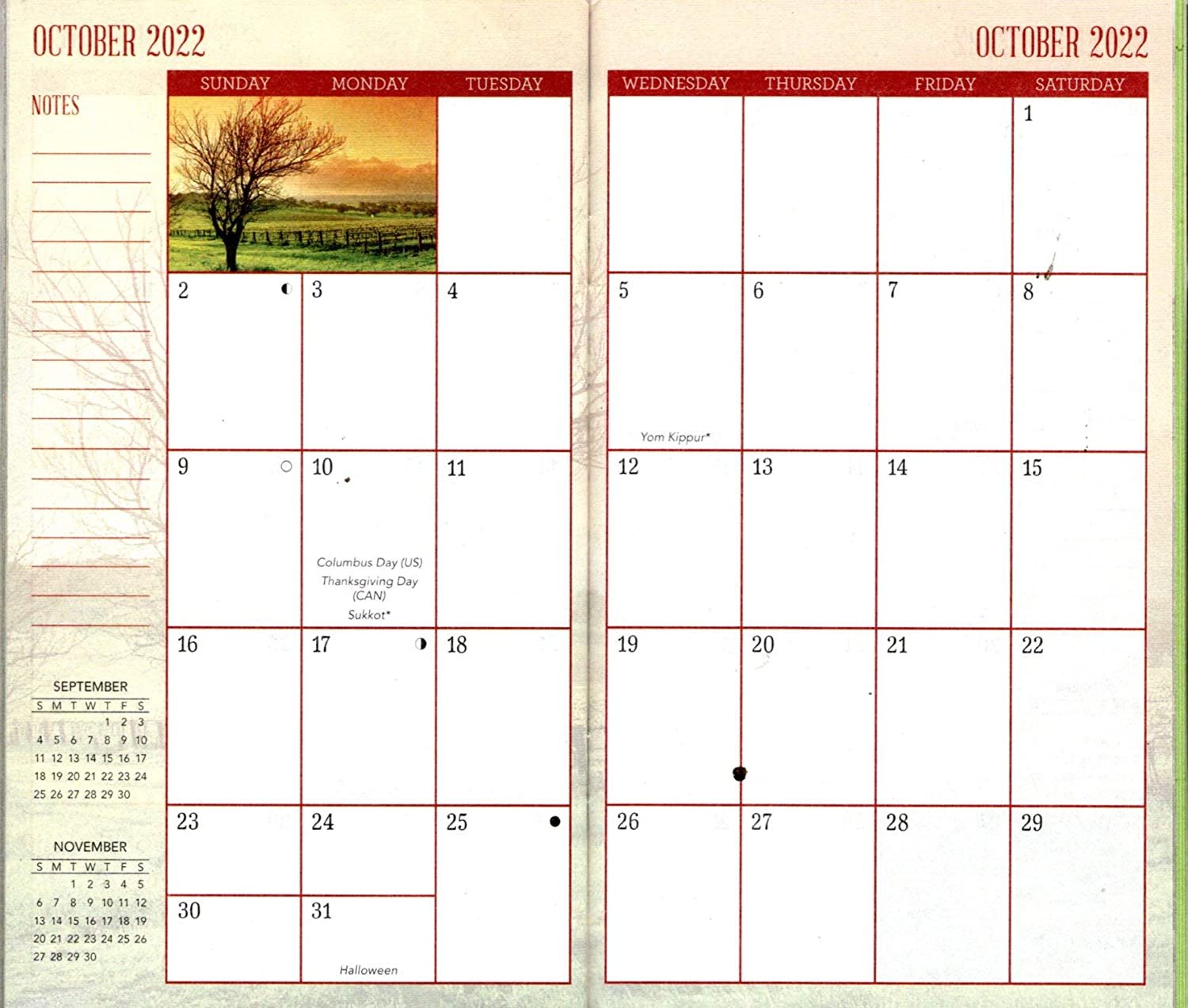 Wine Country 2021-2022 2 Year Pocket Planner/Calendar/Organizer - with ...