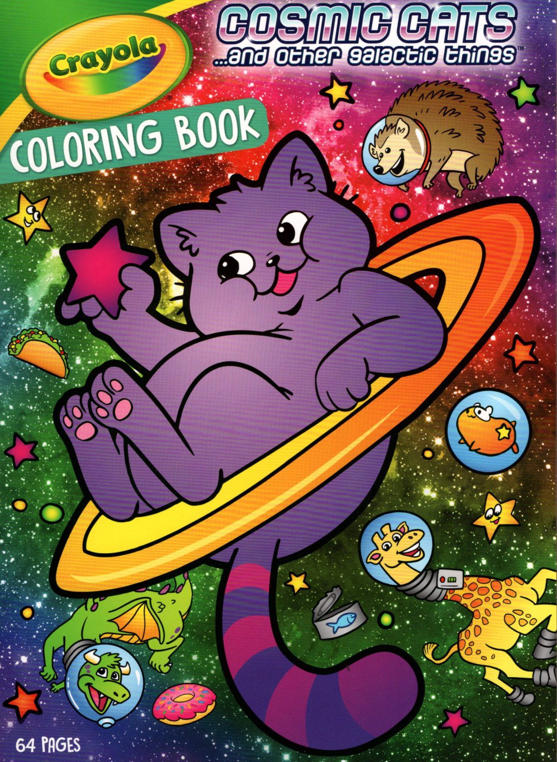 Crayola - Coloring Book - Cosmic Cats and other galactic things