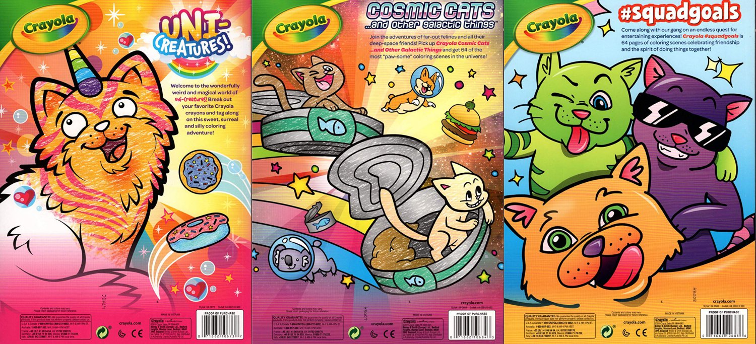 Crayola - Coloring Book - Set of 3 Book