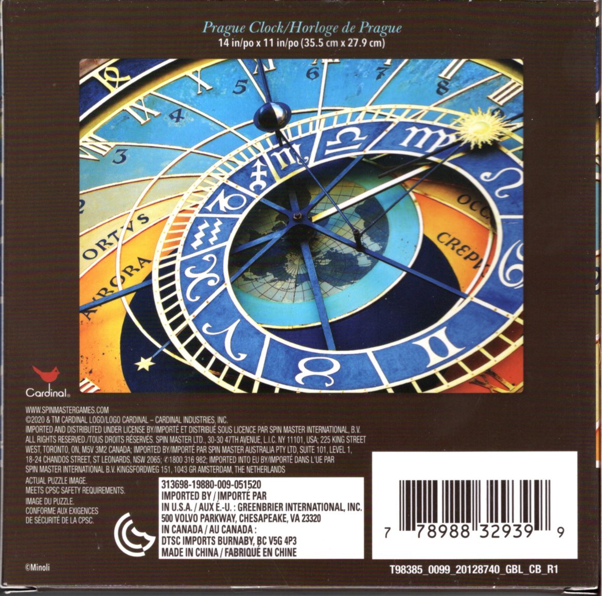 Prague Clock - 500 Piece Jigsaw Puzzle