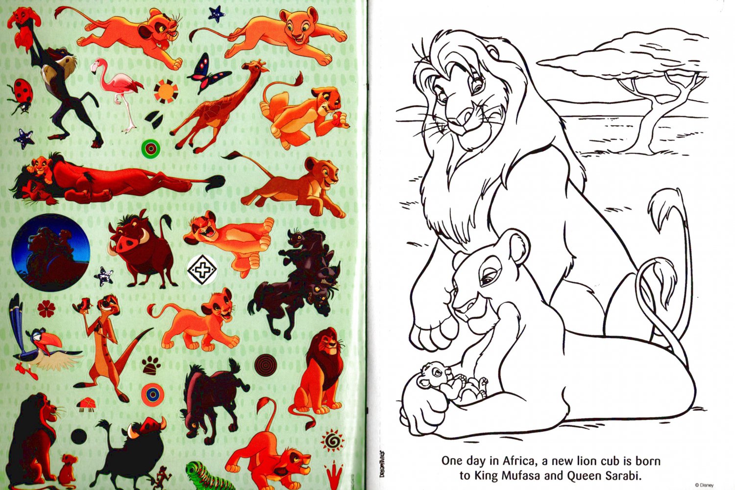 Colortivity Disney The Lion King - Grab Some Grub Coloring & Activity ...