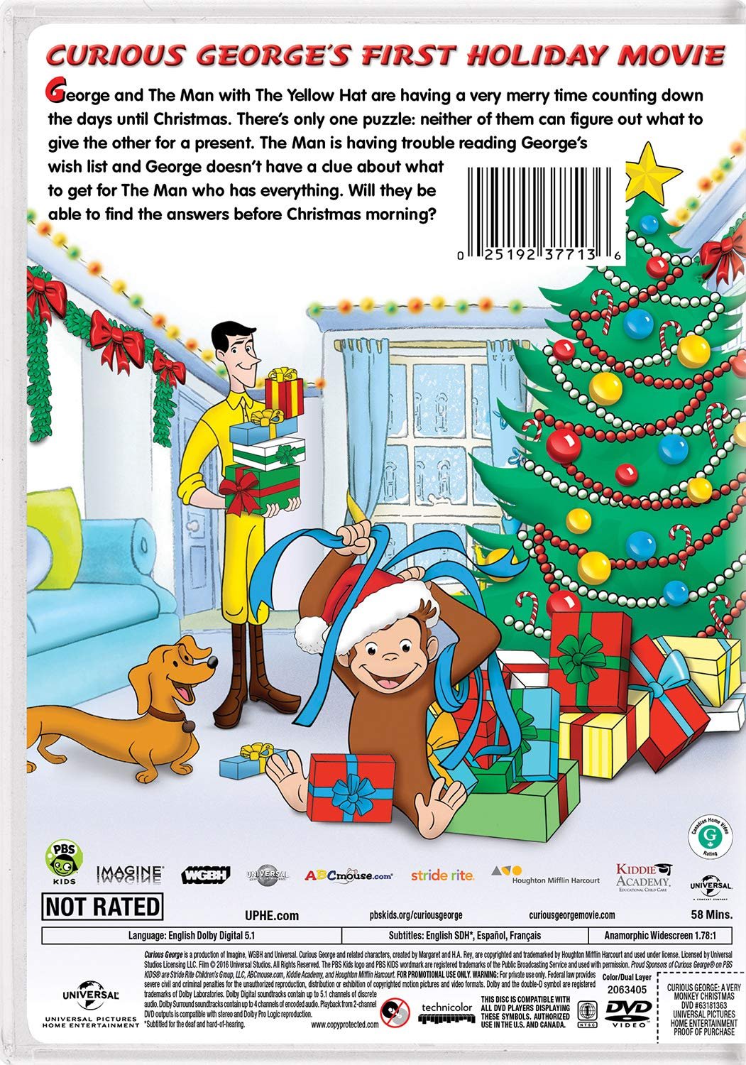 Curious George: A Very Monkey Christmas (DVD)