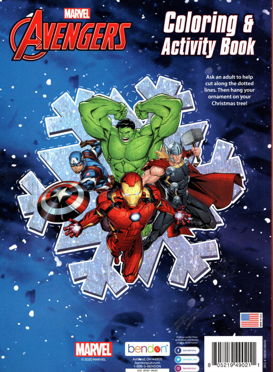 Marvel Avengers - Edition Holiday - Coloring & Activity Book - Seasons ...